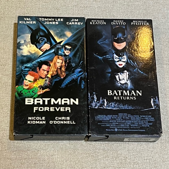 Media | Batman Forever Batman Returns Vhs Bundle | Poshmark